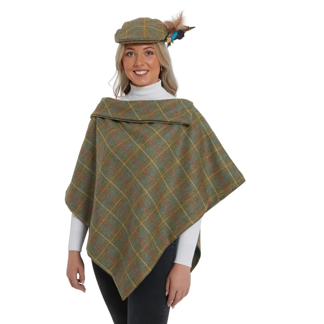 Stratford Regular Tweed Collar Cape