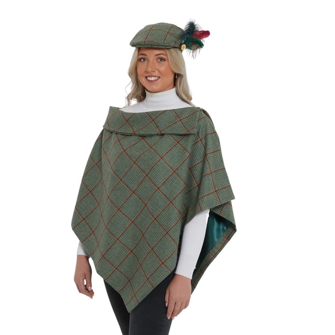 Ludlow Regular Tweed Collar Cape