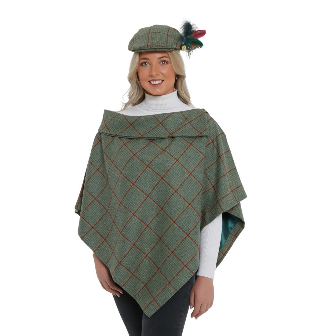 Ludlow Regular Tweed Collar Cape