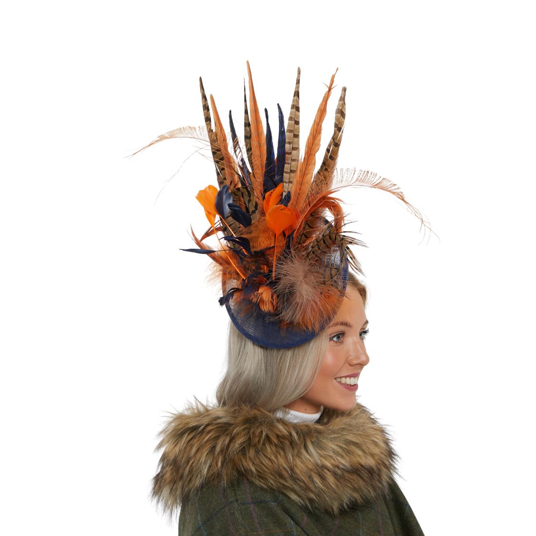 York Feather Fascinator - Grace and Dotty