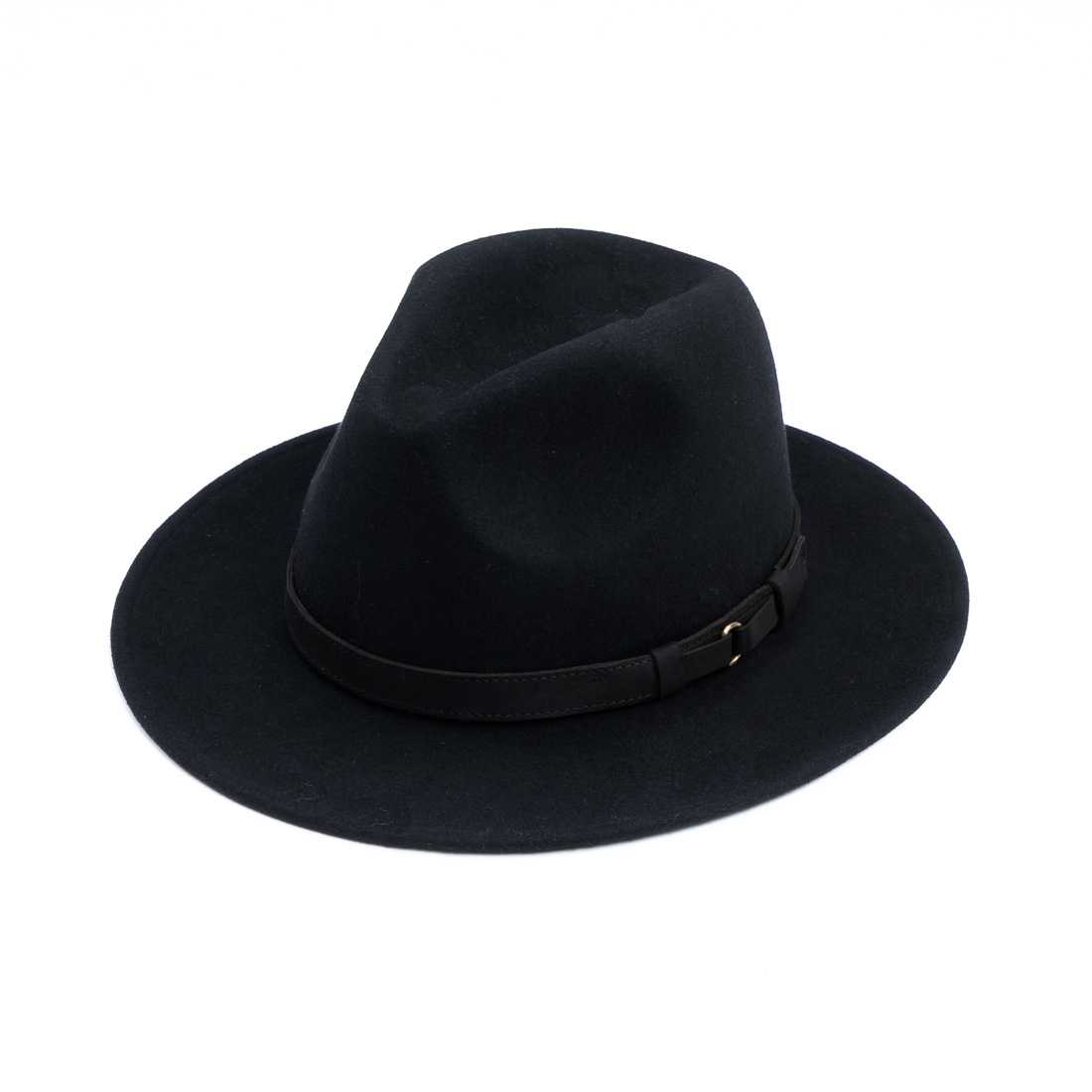 Traditional Black Fedora Hat - Grace and Dotty