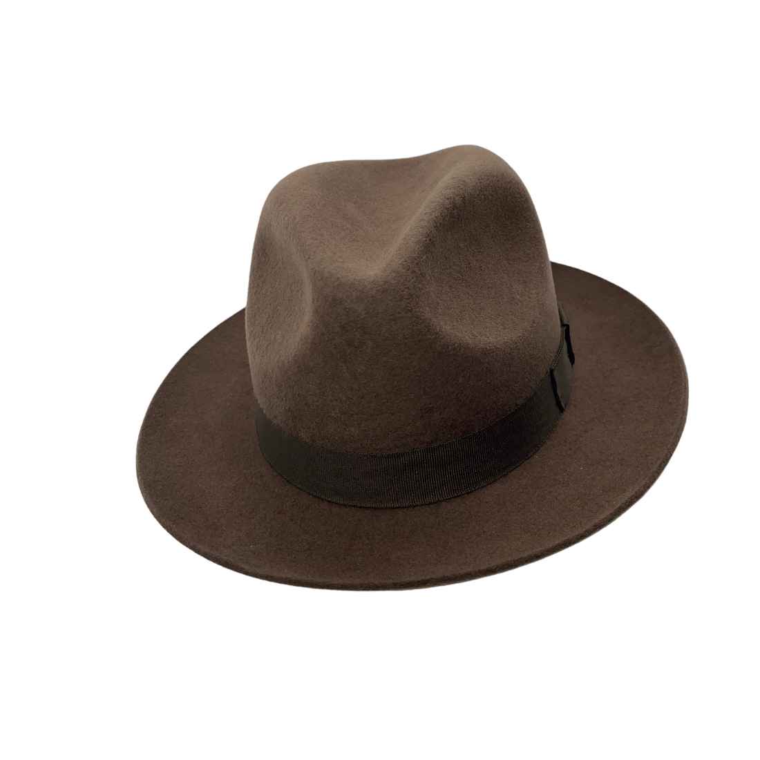 Brown Classic Racing Trilby - Grace and Dotty